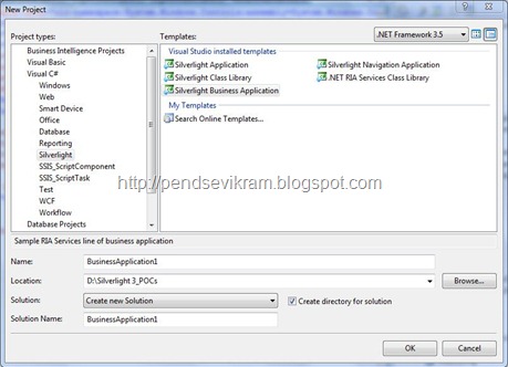 Explore .NET with Vikram Pendse: Silverlight 3 : RIA Services for your LOB Applications – Part 1